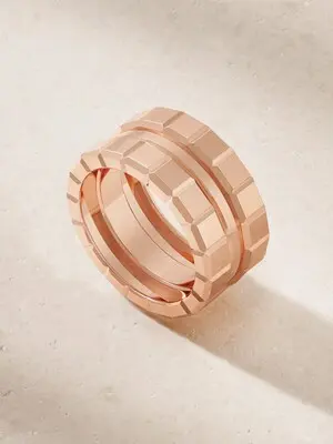Chopard Ice Cube 18-karat Rose Ring - Gold