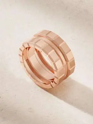 Chopard Ice Cube 18-karat Rose Ring