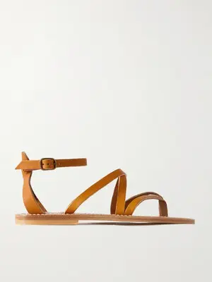 K.JACQUES Epicure Leather Sandals - Brown