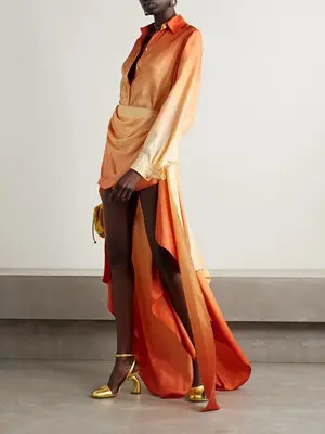 Zimmermann Tranquility Asymmetric Ombré Shirt