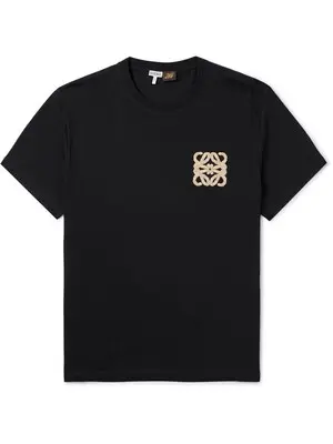Loewe Paula's Ibiza Logo-appliquéd Cotton-jersey T-shirt