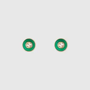 Gucci Interlocking G Stud Earrings - Gold