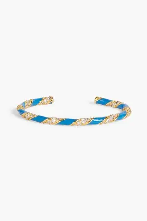 Zimmermann Zimmermann Gold-Tone Bangle Cobalt Blue