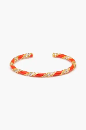 Zimmermann Gold-tone Bangle - Tomato Red