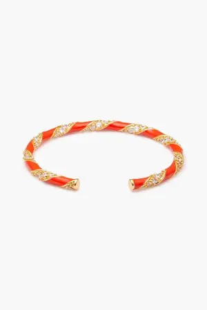 Zimmermann Gold-tone Bangle - Tomato Red