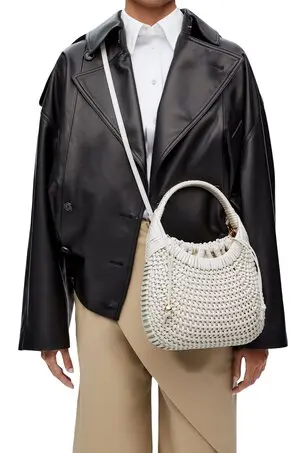 Loewe Diamond Hobo Bag - Soft White
