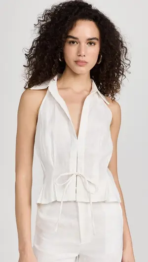 HEVRON Sloan Vest - White