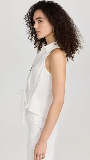 HEVRON Sloan Vest - White