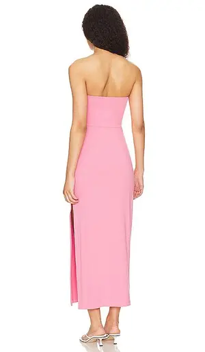 lela rose dresses bridesmaid Alegra Crop Guava Pink Bodice Top  PASDUCHAS