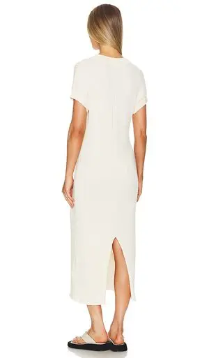 knee length dresses for ladies Aria Broderie Trim Midi Dress-Plum Purple main image 0