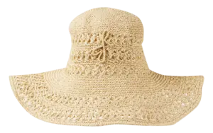 Ruslan Baginskiy Monogram Straw Sun Hat