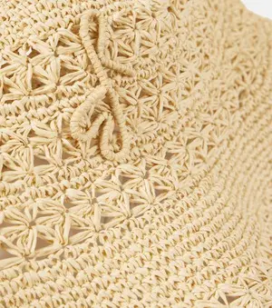 Ruslan Baginskiy Monogram Straw Sun Hat