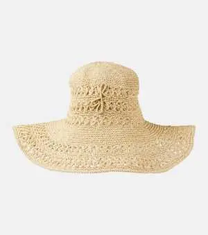 Ruslan Baginskiy Monogram Straw Sun Hat