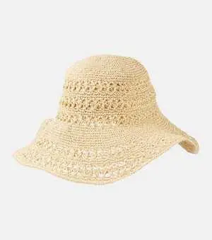 Ruslan Baginskiy Monogram Straw Sun Hat