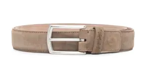 Ermenegildo Zegna Free-size Triple Stitch Buckle Belt