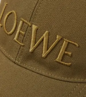 Loewe Logo Canvas Baseball Cap