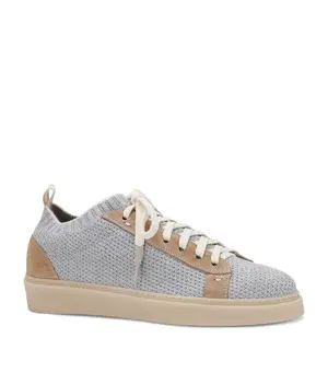 Eleventy Knitted Low-top Sneakers - Beige