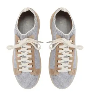 Eleventy Knitted Low-top Sneakers - Beige
