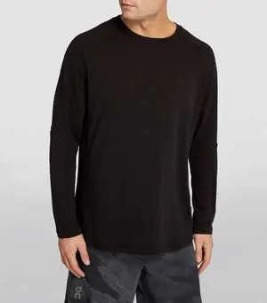 On Focus-t Long-sleeve T-shirt - Black