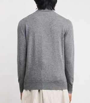 LARDINI Cashmere Rollneck Sweater - Grey