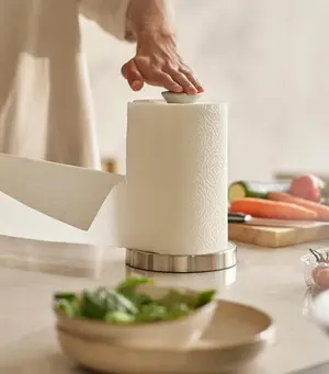 JOSEPH JOSEPH Push And Tear Kitchen Roll Holder