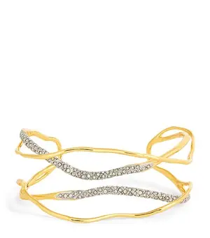 Alexis Bittar Plated Solanales Cuff - Gold