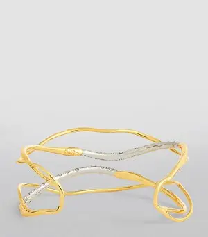 Alexis Bittar Plated Solanales Cuff - Gold