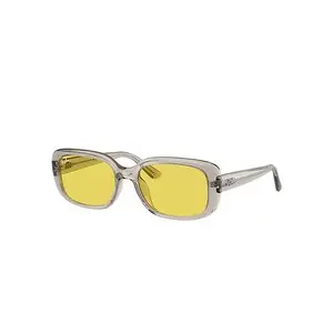 Ray-ban Sunglasses With Bio-based Frame - Transparent Light Beige