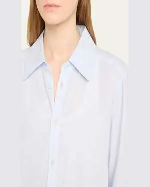 A.L.C. Aiden Linen Button-down Top