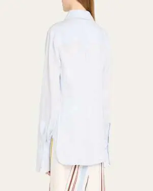 A.L.C. Aiden Linen Button-down Top