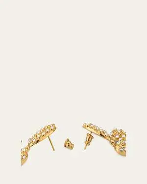 Oscar De La Renta Cactus Garland Dangle Earrings