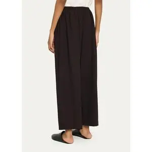 Eskandar Wool Wide Leg Trousers