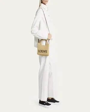 Loewe X Paula's Ibiza Mini Tote Bag - Natural