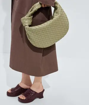 Bottega Veneta Small Jodie Shoulder Bag - Travertine