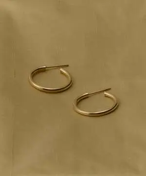 Jenni Kayne Medium Eloise Hoop Earrings - Gold