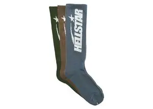 HELLSTAR Logo Socks - Earth Tone