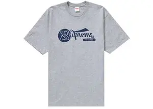 Supreme Records Tee Shirt - Heather Grey