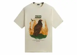 Kith X Columbia Eagle Illustration Vintage Tee Shirt History