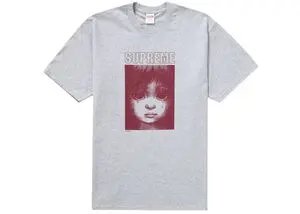 Supreme Margaret Keane Teardrop Tee Shirt - Heather Grey
