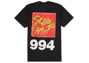 Supreme Paint Tee Shirt - Black