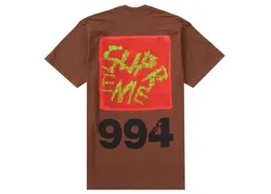Supreme Paint Tee Shirt - Brown