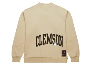 TRAVIS SCOTT X Mitchell & Ness Clemson Tigers Pullover Sweatshirt
