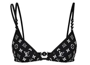 LOUIS VUITTON Night Bikini Top - Black