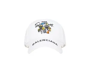 Balenciaga X The Simpsons Cap - White