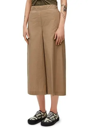 Loewe Luxury Cropped Trousers In Cotton Blend