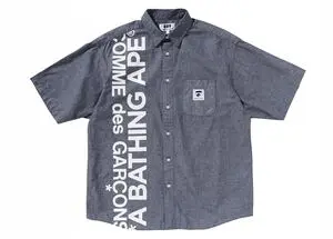 A BATHING APE X Comme Des Garcons Osaka Short Sleeve Shirt