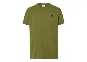 Burberry Monogram Motif Cotton T-shirt - Spruce Green/black
