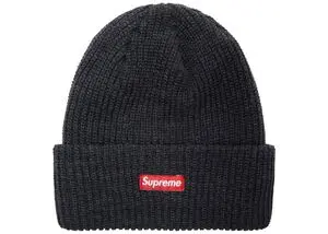 Supreme Heather Loose Gauge Beanie - Heather Navy Blue