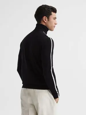 REISS Aspen Long Sleeve Roll Neck Jumper