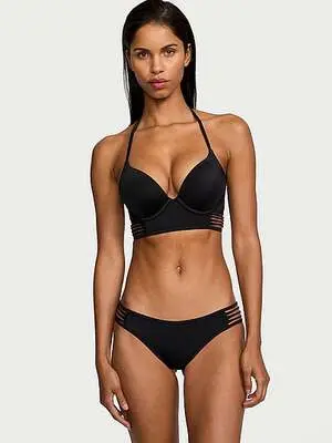 Victoria's Secret Swim Vs Archives Bombshell Push-up Longline Bikini Top